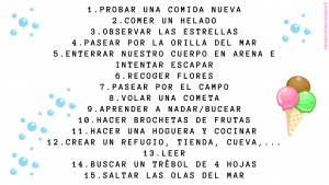 100 juegos para hacer con niños en verano- Aprendiendo con Sira