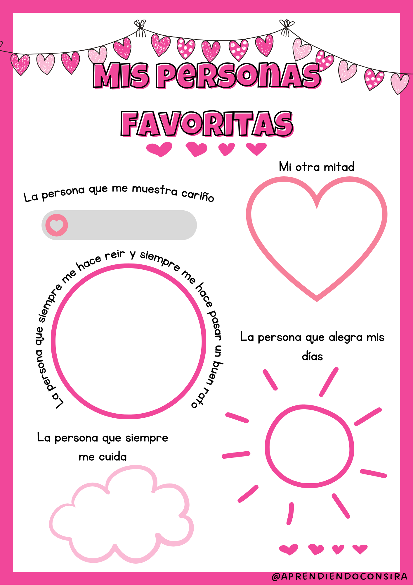 Recursos para trabajar San Valentín - Aprendiendo con Sira