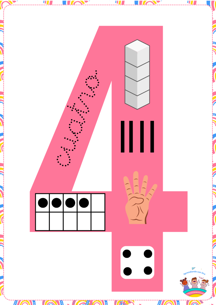 Material para aprender los números - Aprendiendo con Sira