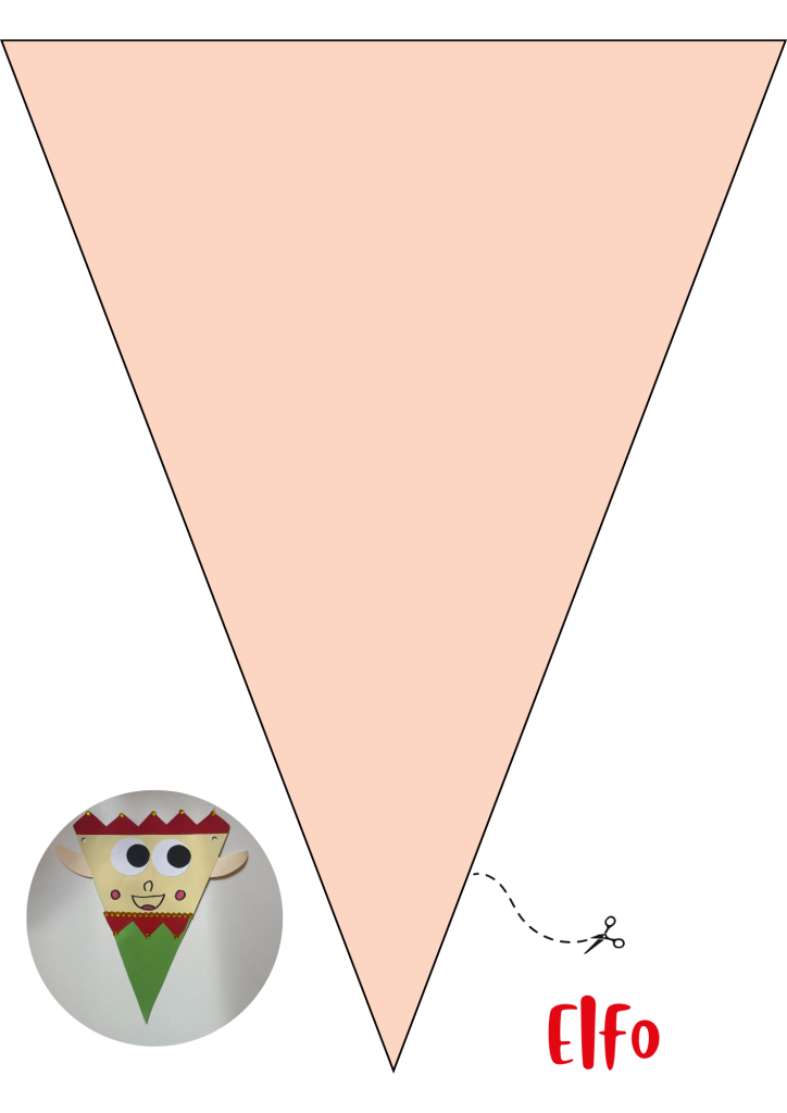 MOLDES BANDERINES NAVIDAD - Aprendiendo con Sira