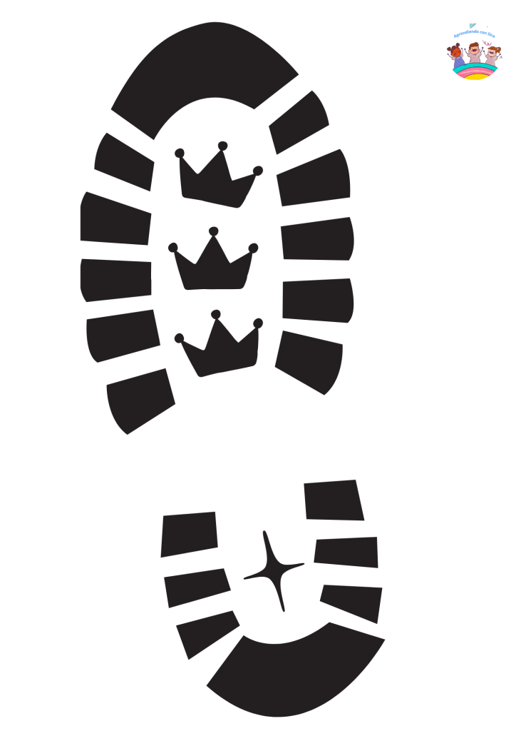 PLANTILLAS HUELLAS REYES MAGOS- Aprendiendo con Sira