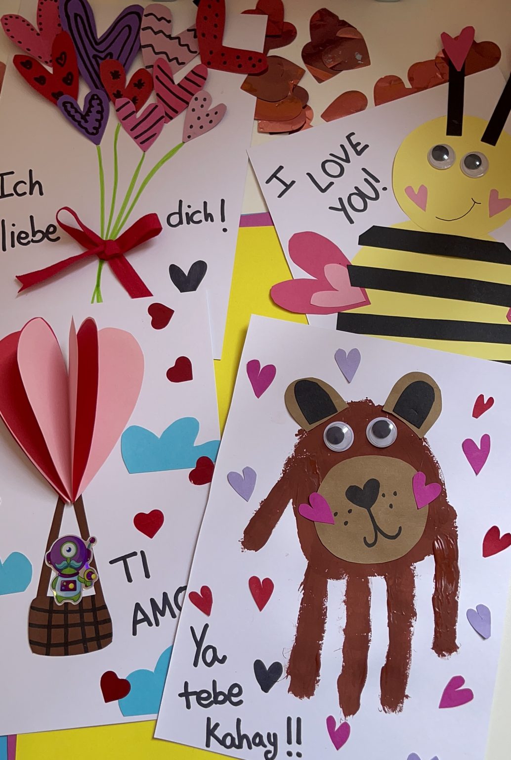 Ideas manualidades San Valentín - Aprendiendo con Sira